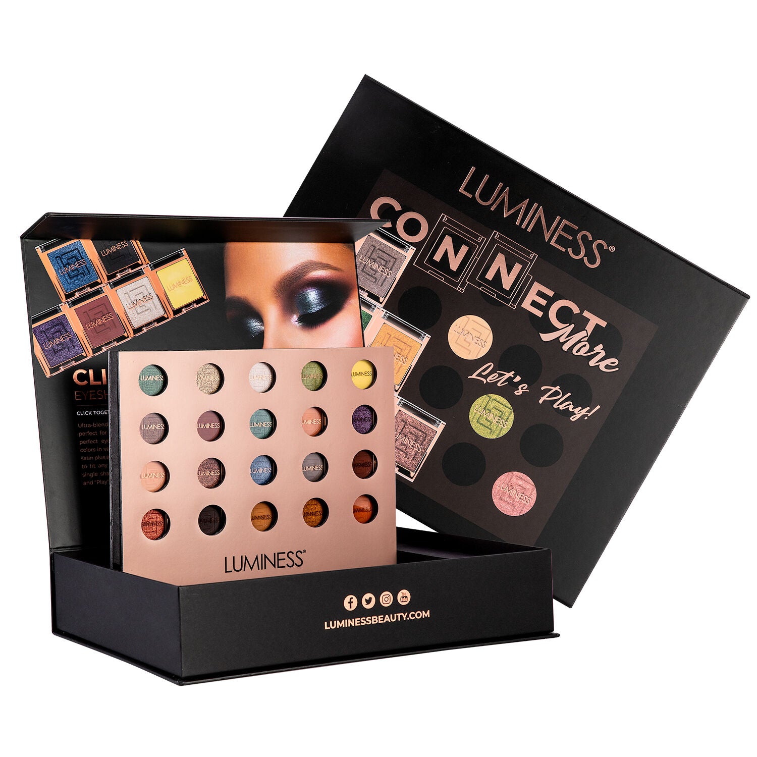 Click-N-Play Vault - Complete Eyeshadow Collection – LUMINESS