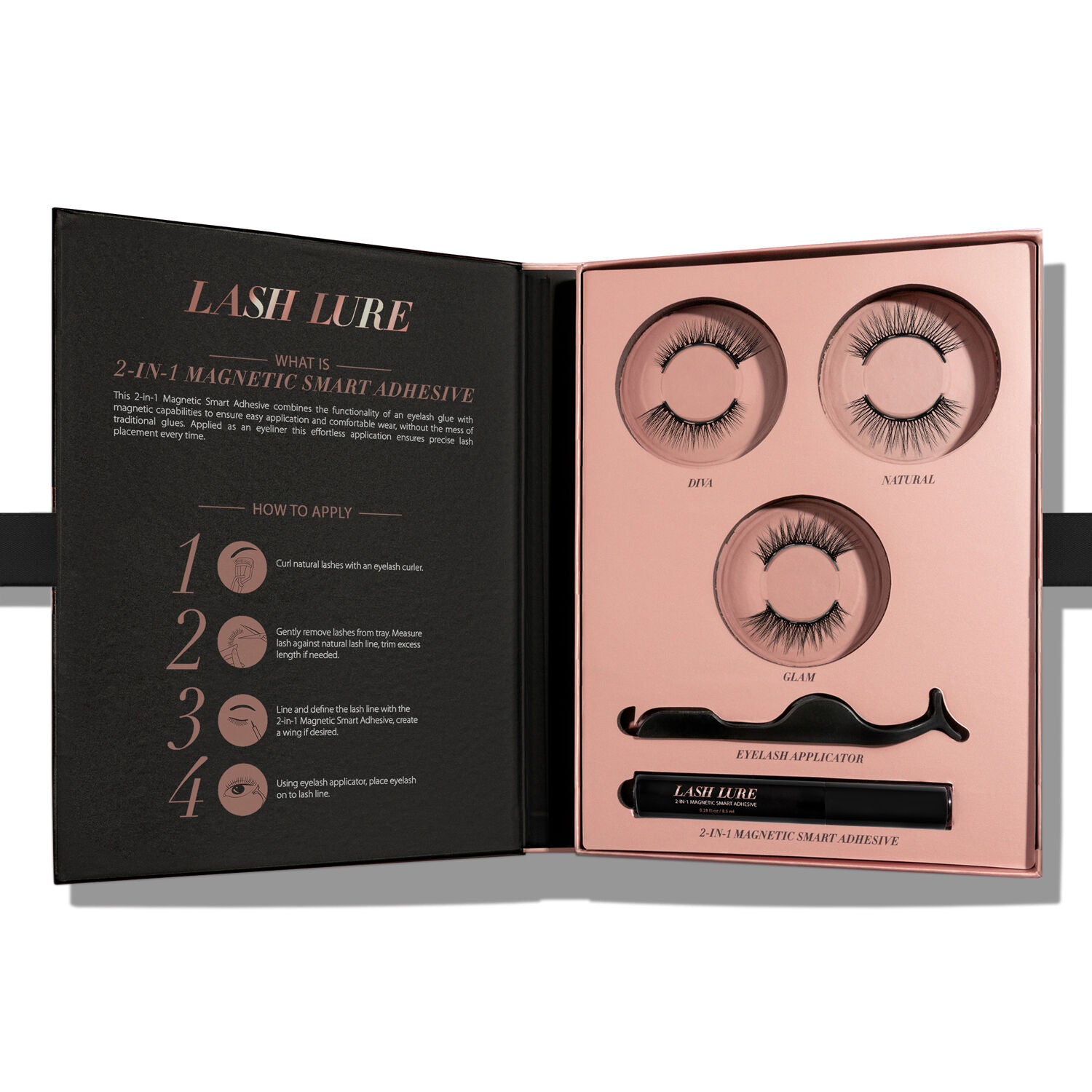 Lash Lure - Eye Lashes Complete Kit – LUMINESS